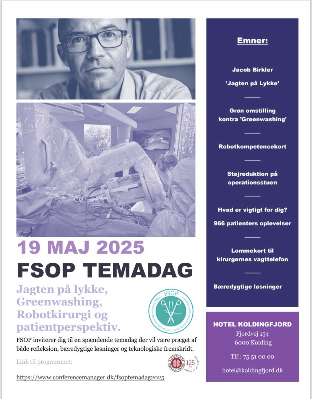 Arrangementer i Fagligt Selskab for operationssygeplejersker | Dansk ...